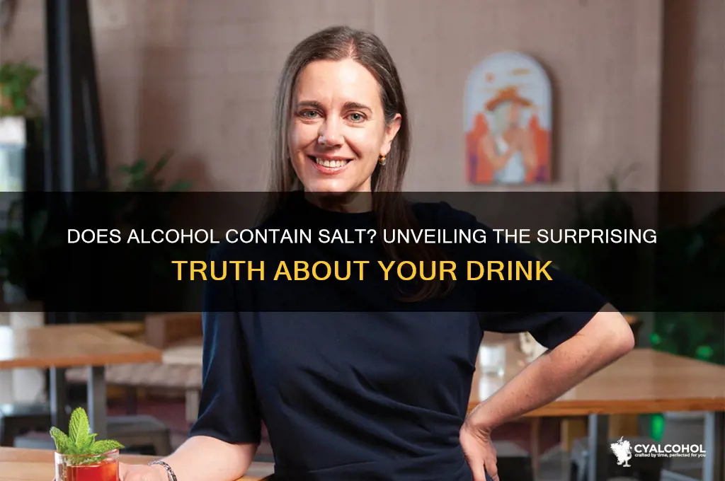 Does Alcohol Contain Salt? Unveiling The Surprising Truth About Your ...