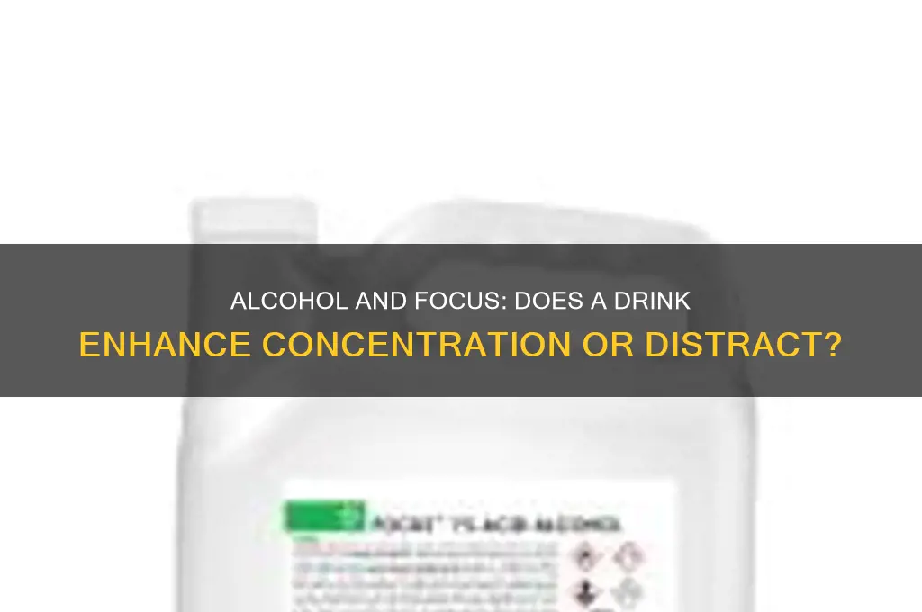 Alcohol And Focus: Does A Drink Enhance Concentration Or Distract ...