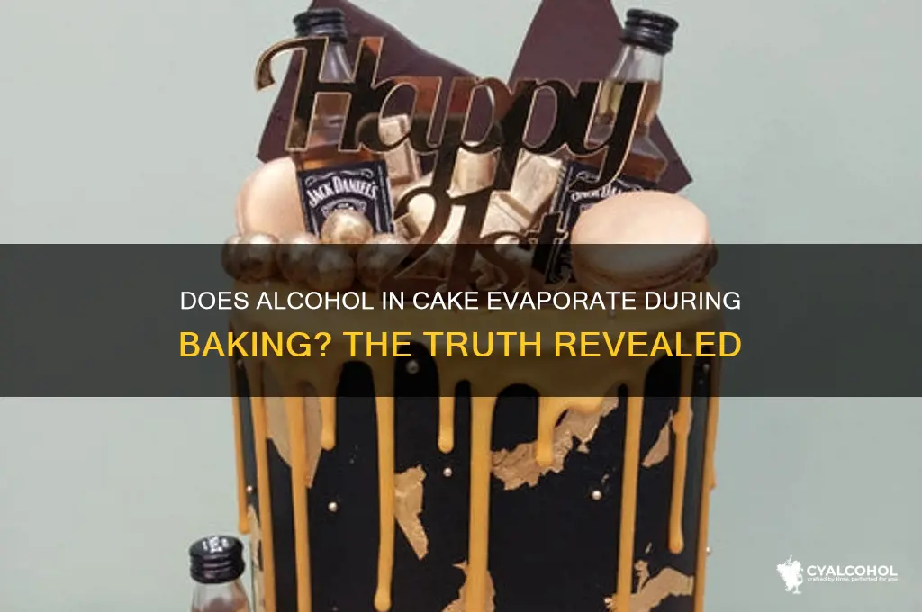 Does Alcohol In Cake Evaporate During Baking? The Truth Revealed ...