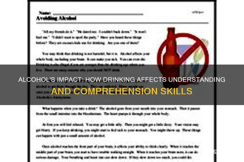 Alcohol's Impact: How Drinking Affects Understanding And Comprehension ...