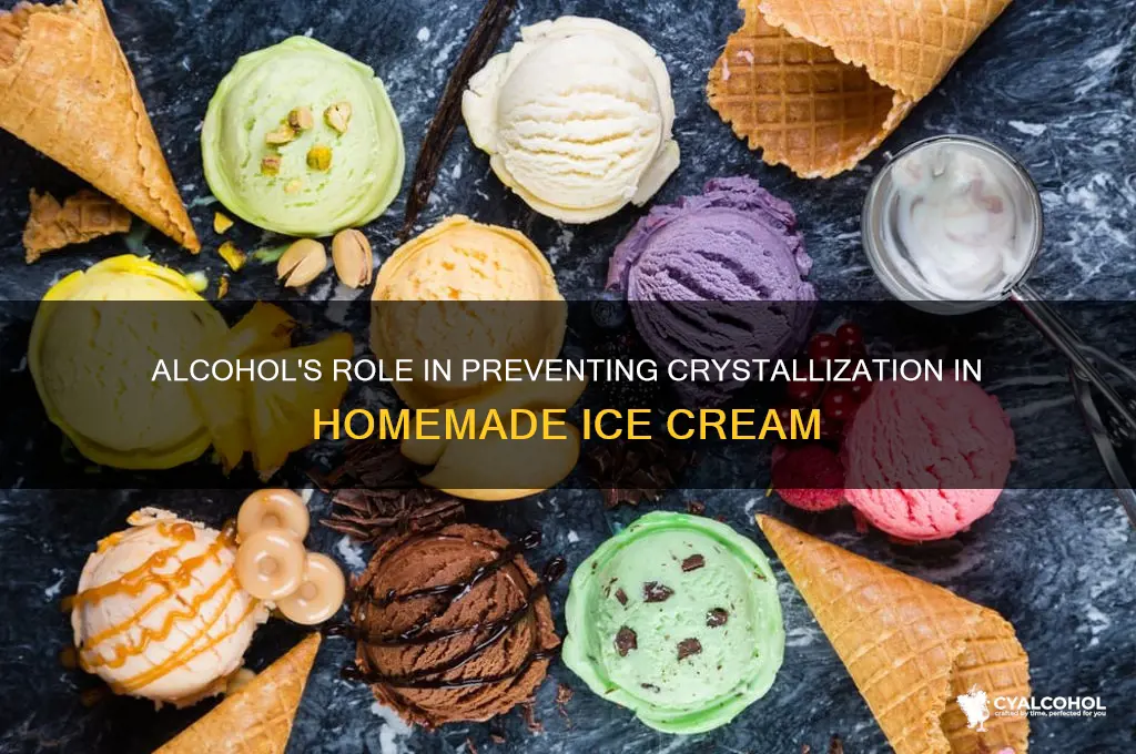 Alcohol's Role In Preventing Crystallization In Homemade Ice Cream ...