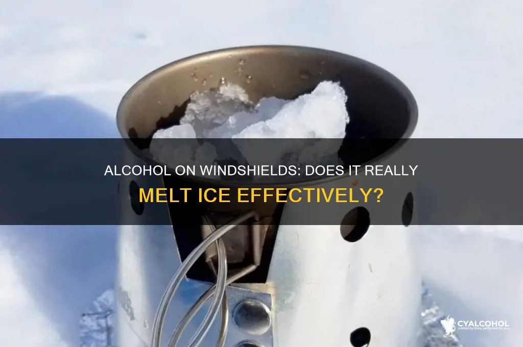 Alcohol On Windshields: Does It Really Melt Ice Effectively? | CyAlcohol