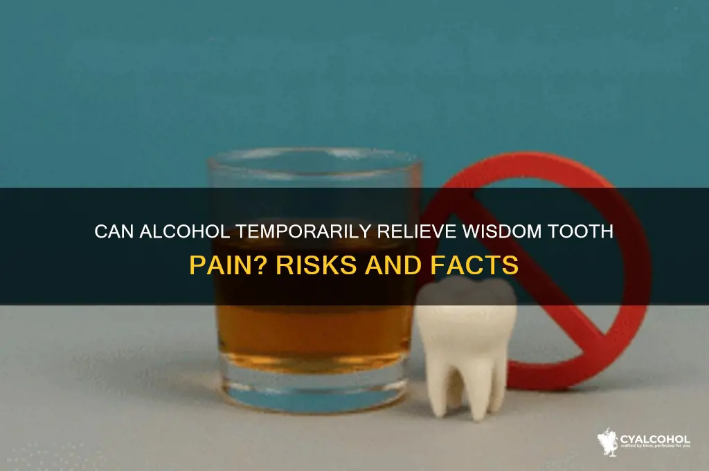Can Alcohol Temporarily Relieve Wisdom Tooth Pain? Risks And Facts ...