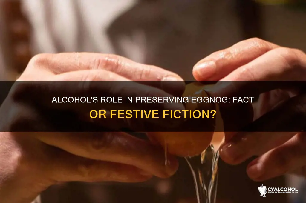 Alcohol's Role In Preserving Eggnog: Fact Or Festive Fiction? | CyAlcohol