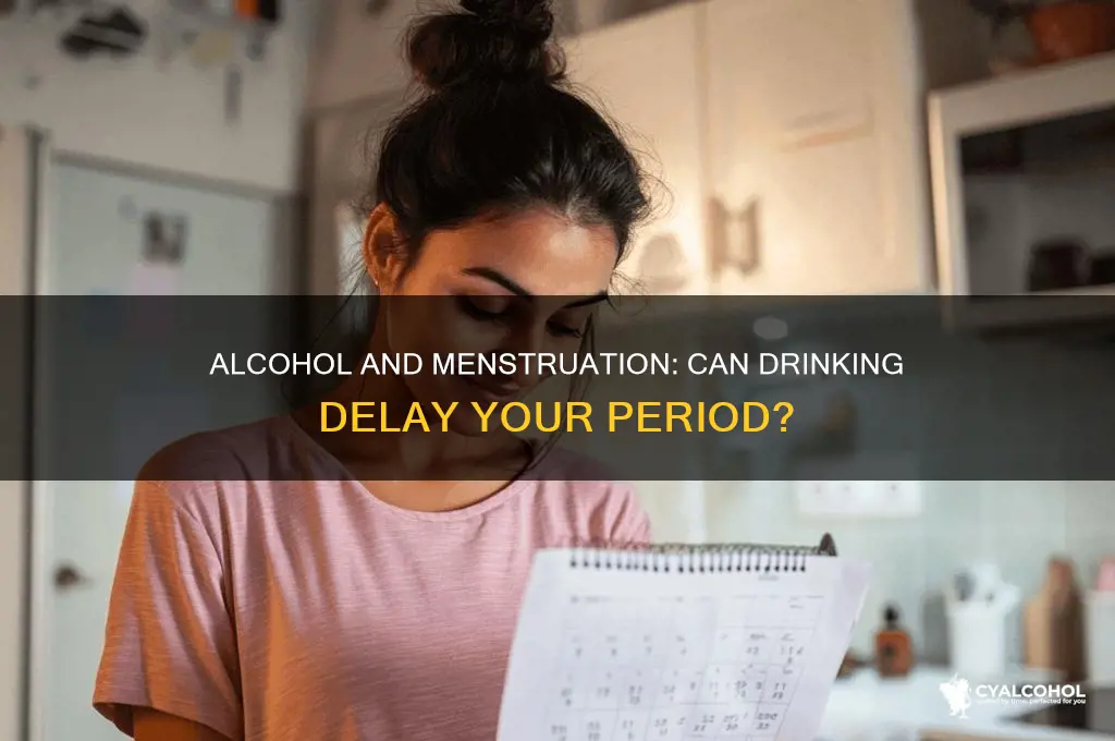 Alcohol And Menstruation: Can Drinking Delay Your Period? | CyAlcohol