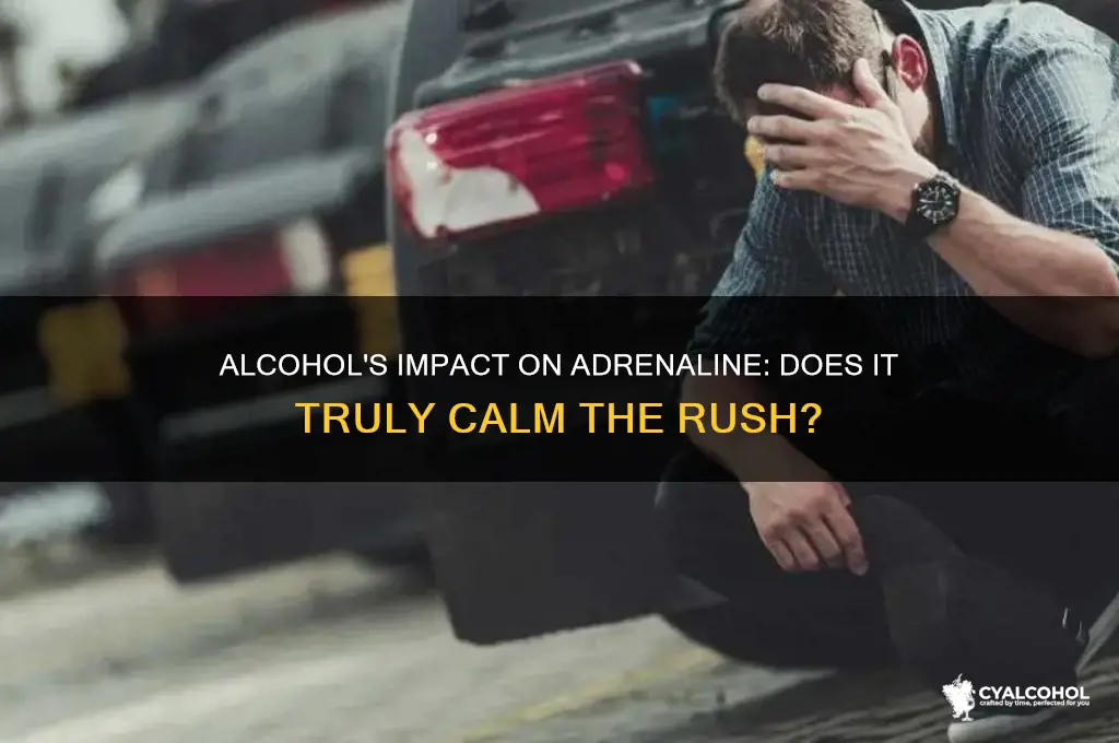 Alcohol's Impact On Adrenaline: Does It Truly Calm The Rush? | CyAlcohol