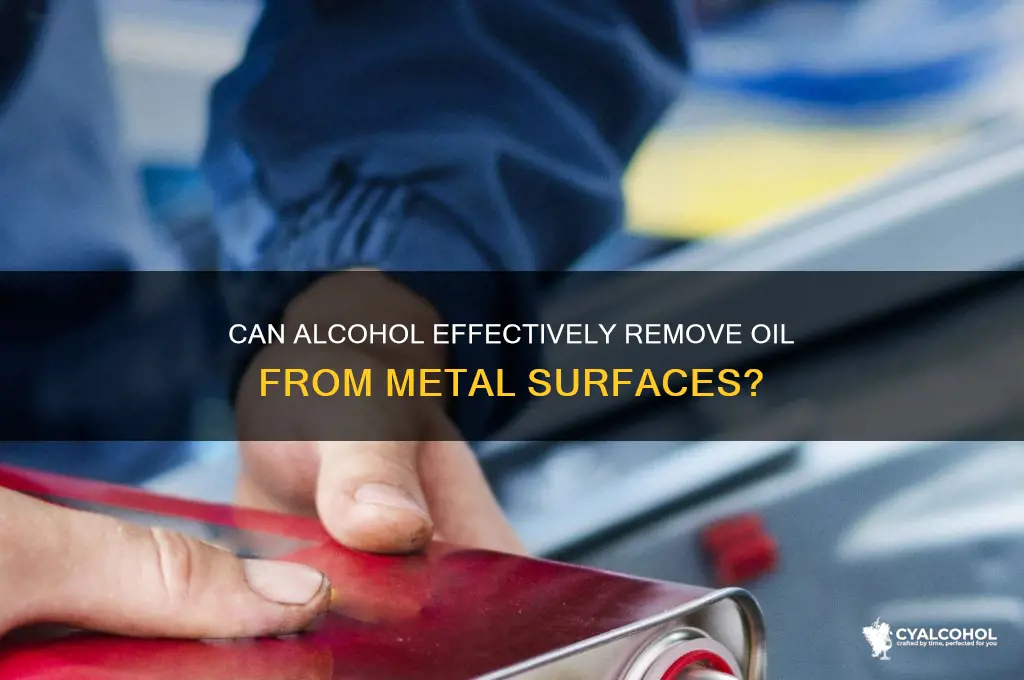 Can Alcohol Effectively Remove Oil From Metal Surfaces? | CyAlcohol
