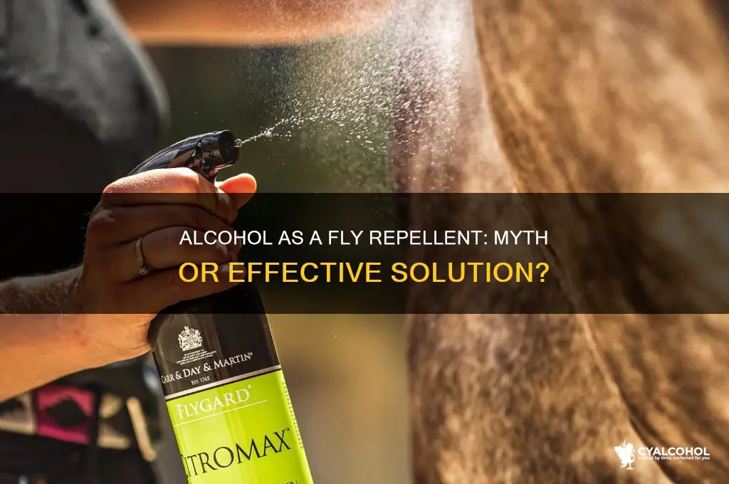 Alcohol As A Fly Repellent: Myth Or Effective Solution? | CyAlcohol