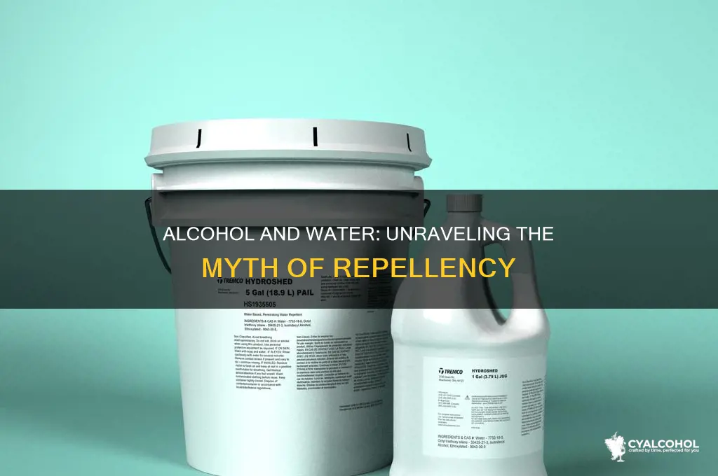 Alcohol And Water: Unraveling The Myth Of Repellency | CyAlcohol