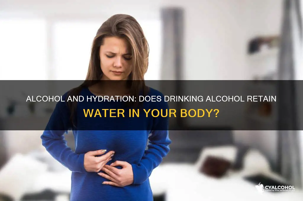 Alcohol And Hydration: Does Drinking Alcohol Retain Water In Your Body ...