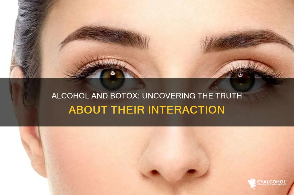 Alcohol And Botox: Uncovering The Truth About Their Interaction | CyAlcohol