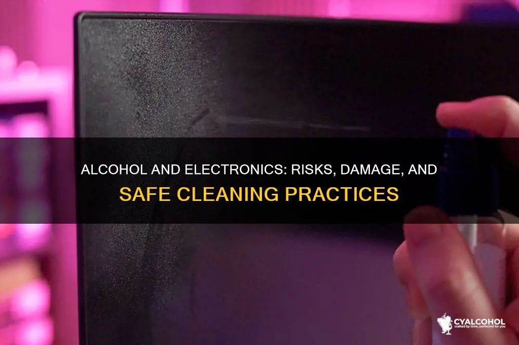 Alcohol And Electronics: Risks, Damage, And Safe Cleaning Practices ...