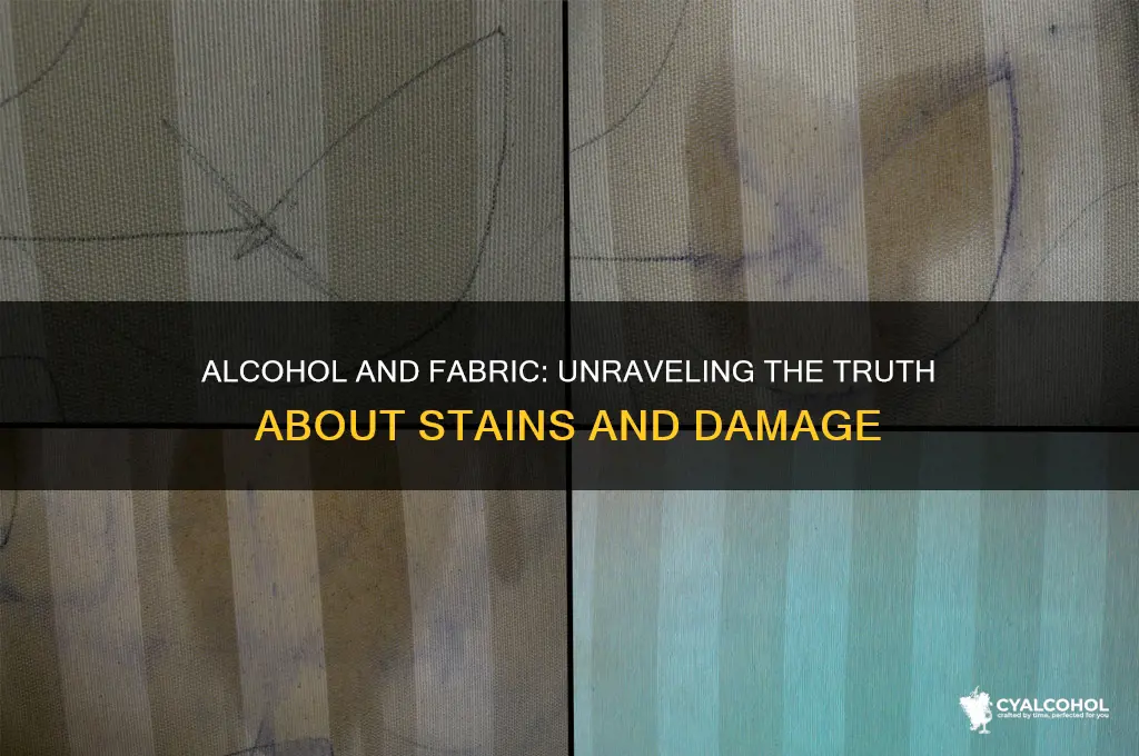 Alcohol And Fabric: Unraveling The Truth About Stains And Damage ...