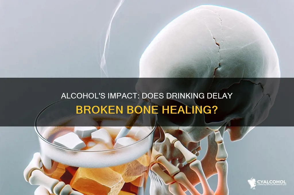 Alcohol's Impact: Does Drinking Delay Broken Bone Healing? | CyAlcohol
