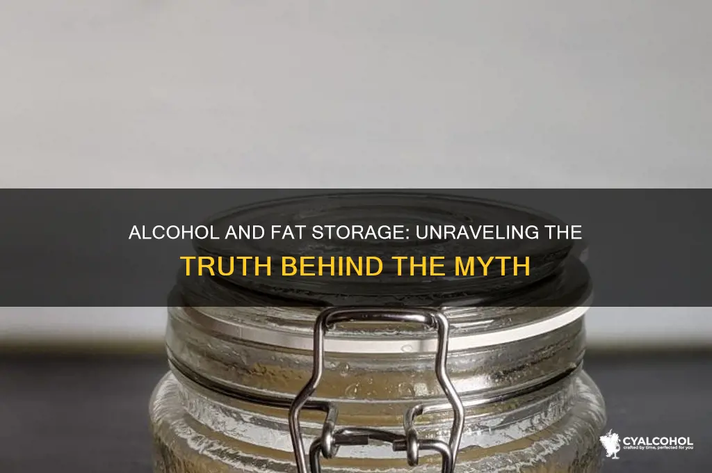 Alcohol And Fat Storage: Unraveling The Truth Behind The Myth | CyAlcohol