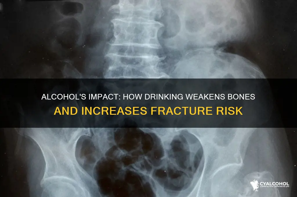 Alcohol's Impact: How Drinking Weakens Bones And Increases Fracture ...