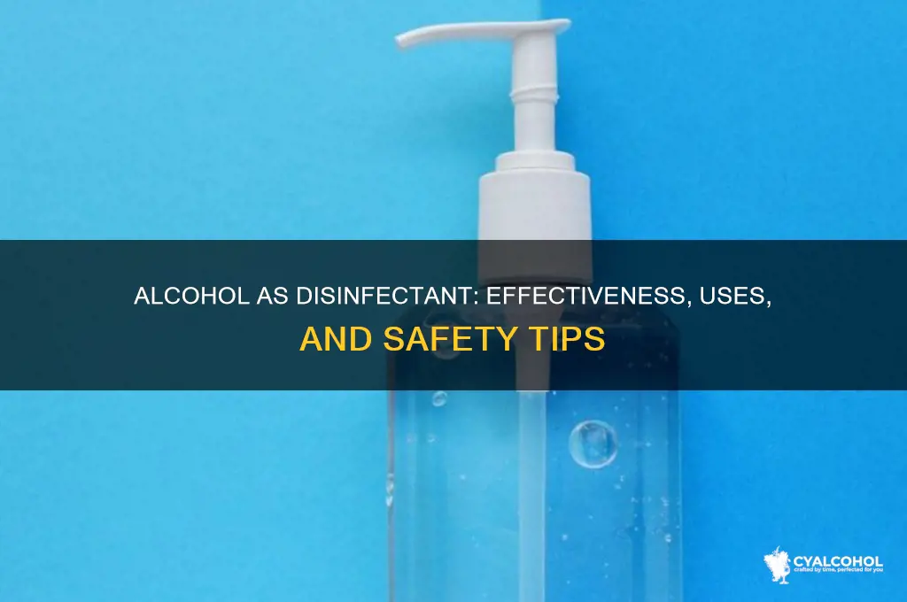 Alcohol As Disinfectant: Effectiveness, Uses, And Safety Tips | CyAlcohol
