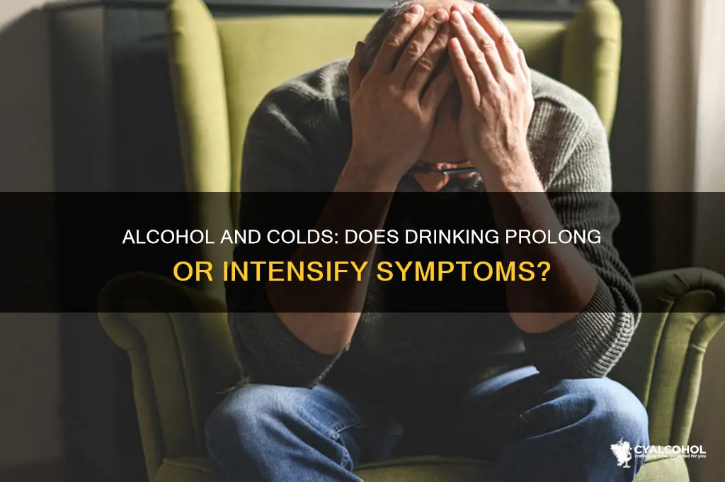 Alcohol And Colds: Does Drinking Prolong Or Intensify Symptoms? | CyAlcohol