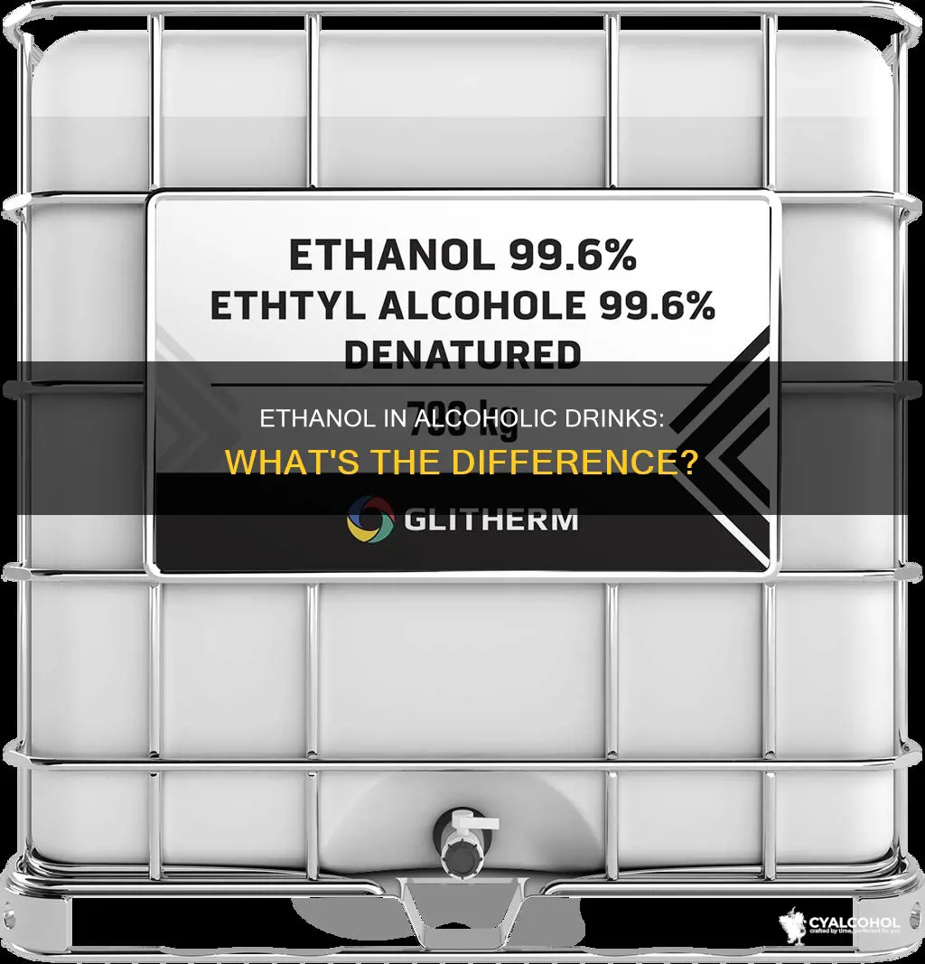 Ethanol In Alcoholic Drinks: What's The Difference? | CyAlcohol