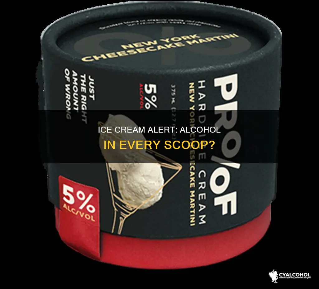 Ice Cream Alert: Alcohol In Every Scoop? | CyAlcohol
