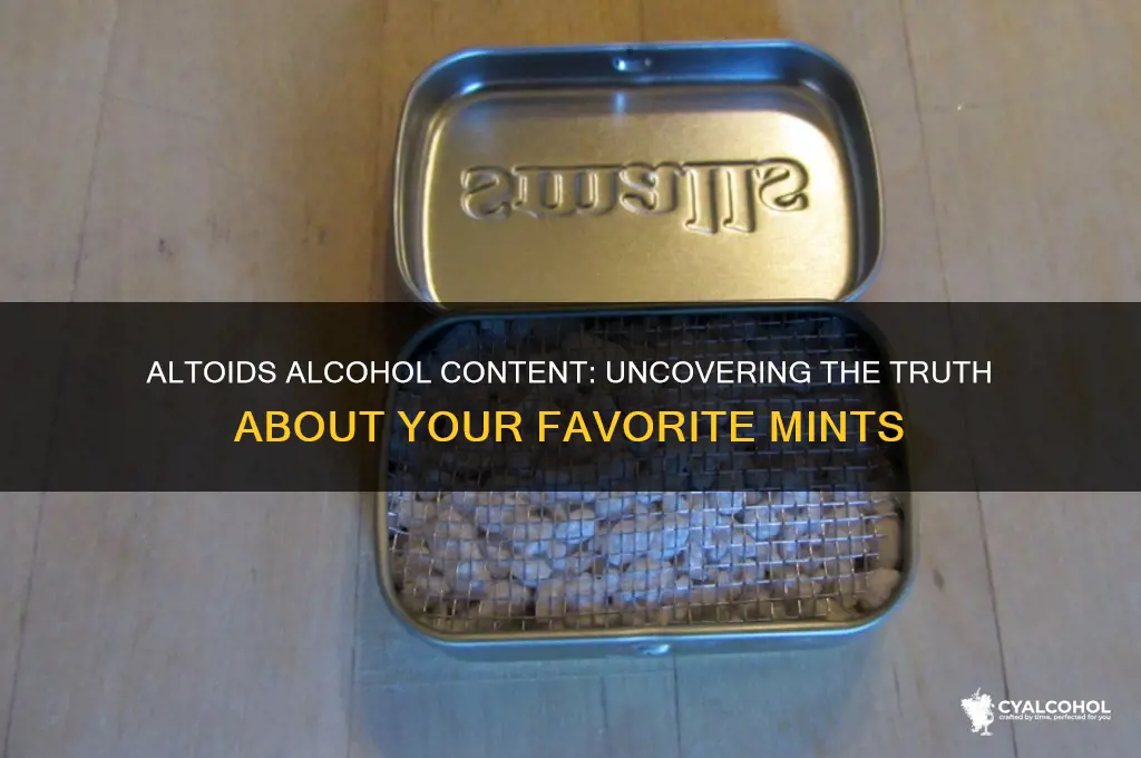 Altoids Alcohol Content: Uncovering The Truth About Your Favorite Mints ...