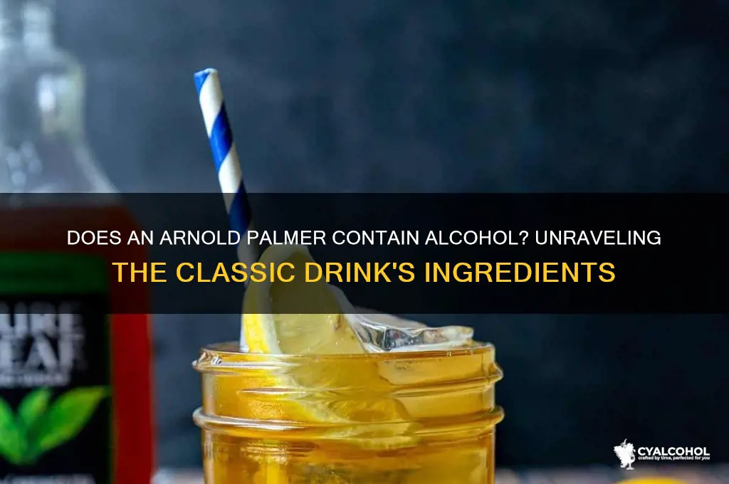 Does An Arnold Palmer Contain Alcohol? Unraveling The Classic Drink's ...