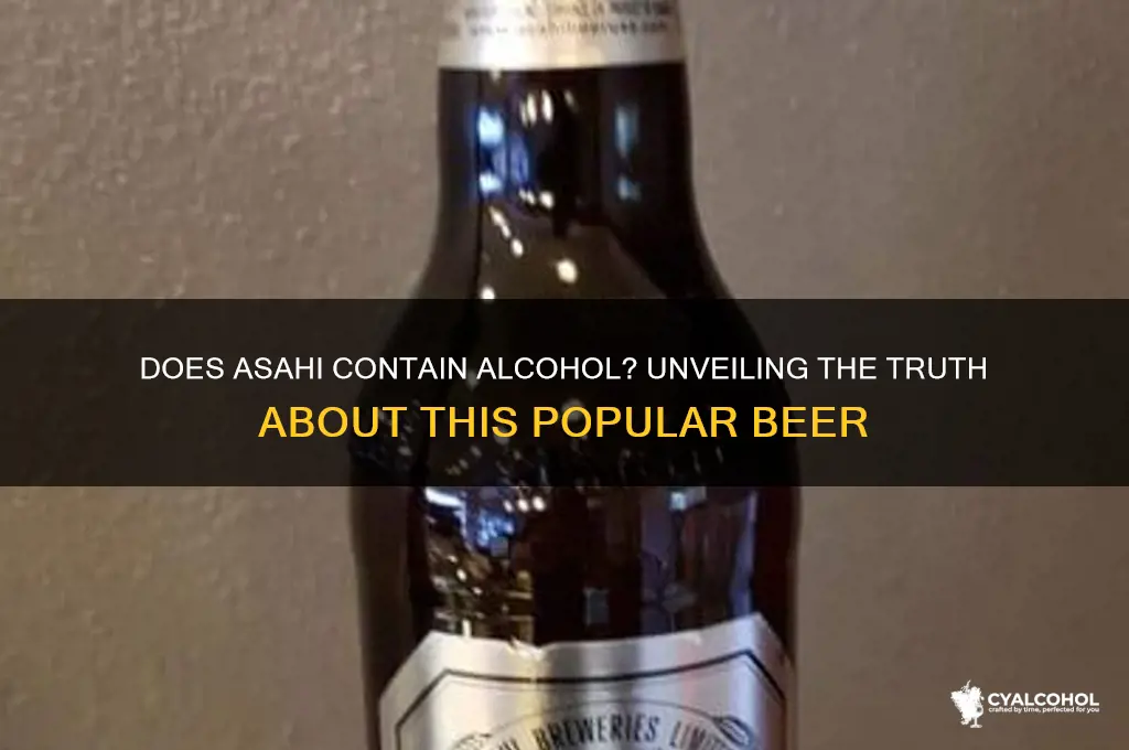 Does Asahi Contain Alcohol? Unveiling The Truth About This Popular Beer ...