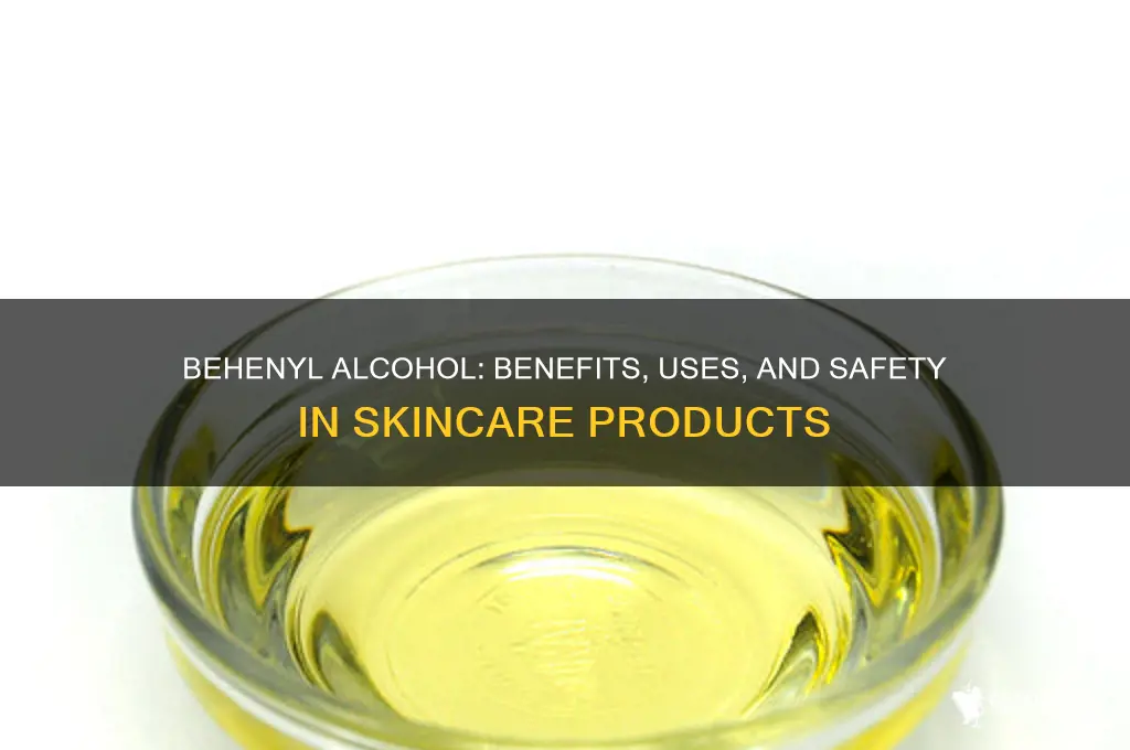 Behenyl Alcohol: Benefits, Uses, And Safety In Skincare Products ...
