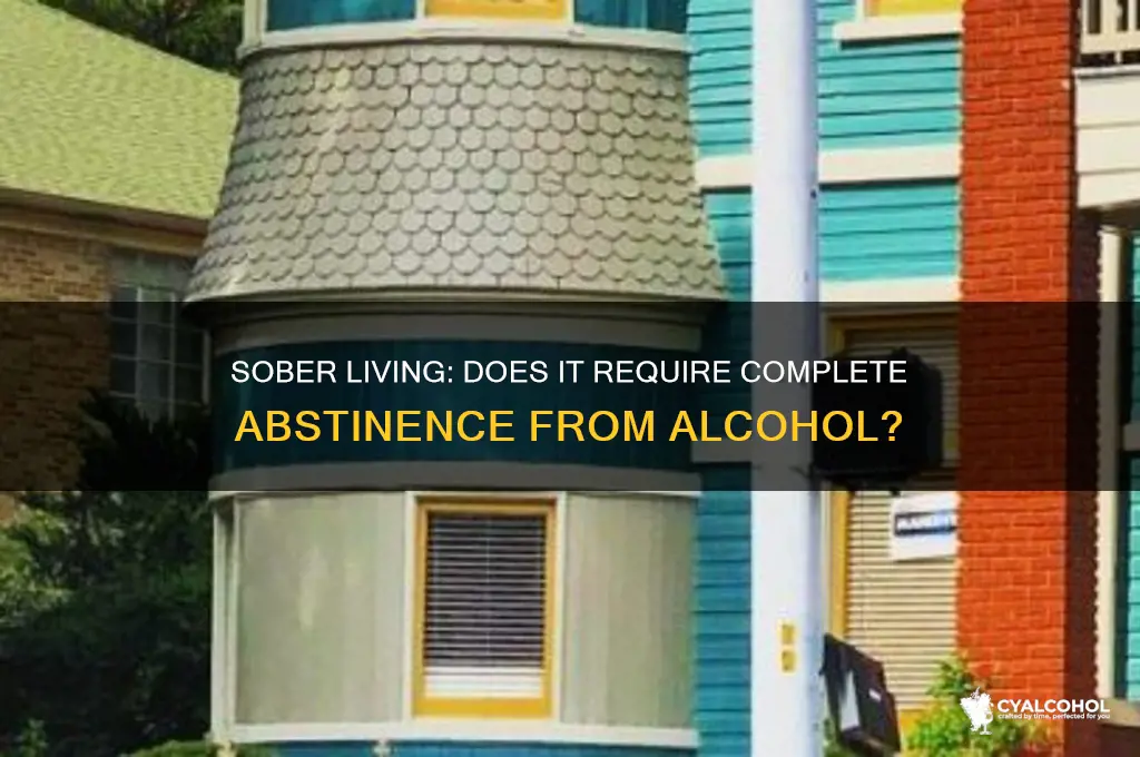 Sober Living: Does It Require Complete Abstinence From Alcohol? | CyAlcohol
