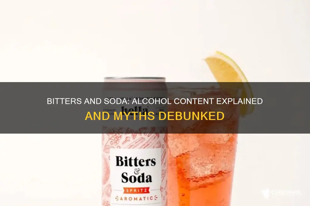 Bitters And Soda: Alcohol Content Explained And Myths Debunked | CyAlcohol