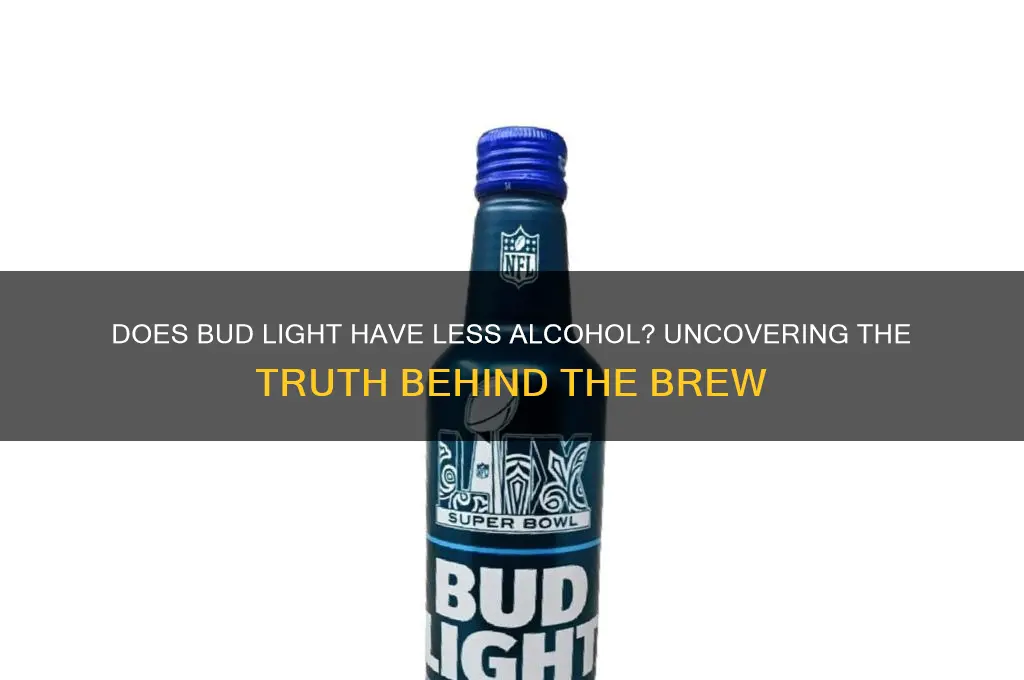 Does Bud Light Have Less Alcohol? Uncovering The Truth Behind The Brew ...