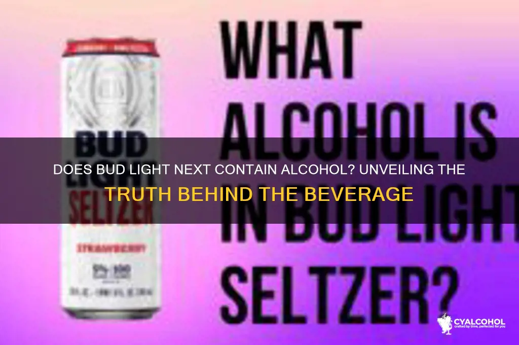 Does Bud Light Next Contain Alcohol? Unveiling The Truth Behind The ...