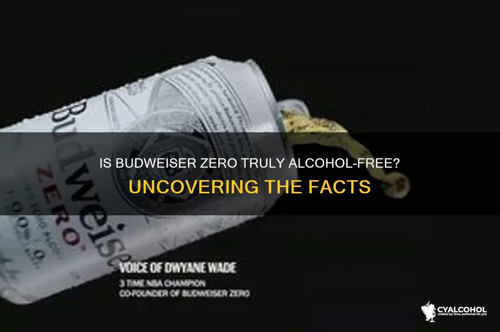 Is Budweiser Zero Truly Alcohol-Free? Uncovering The Facts | CyAlcohol
