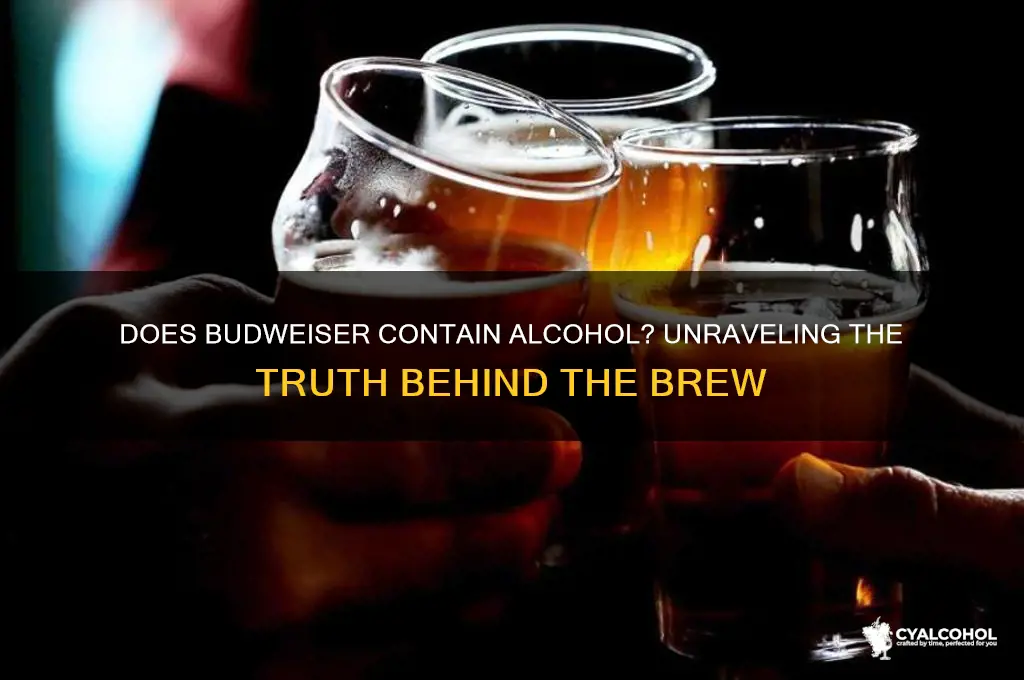 Does Budweiser Contain Alcohol? Unraveling The Truth Behind The Brew ...
