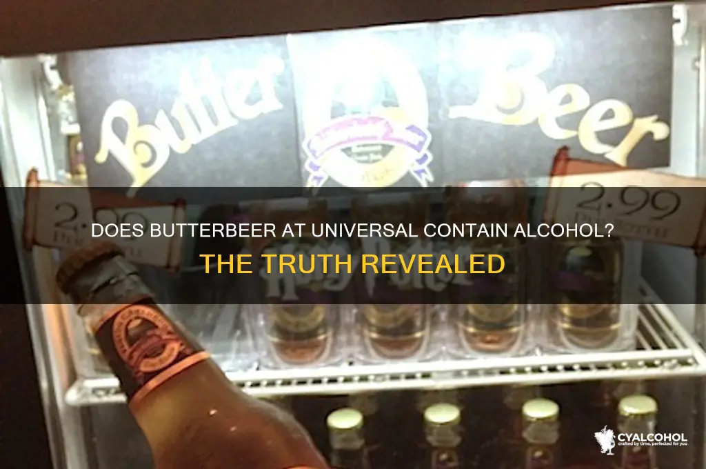 Does Butterbeer At Universal Contain Alcohol? The Truth Revealed ...
