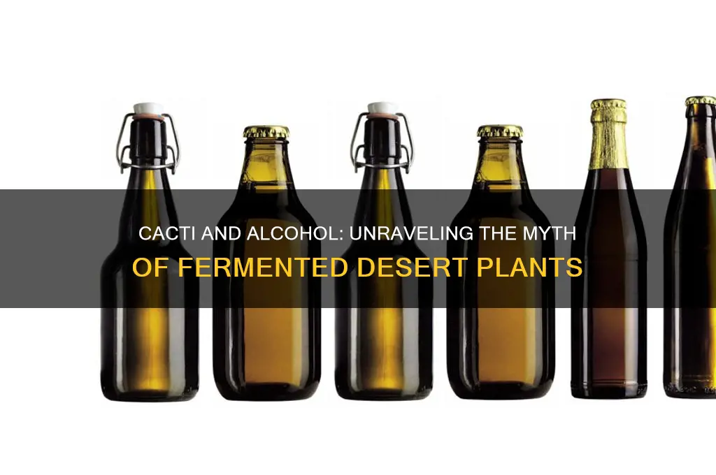 Cacti And Alcohol: Unraveling The Myth Of Fermented Desert Plants ...