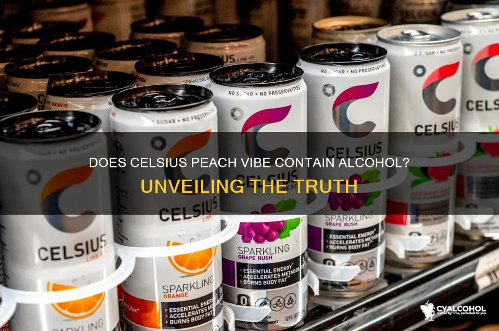 Does Celsius Peach Vibe Contain Alcohol? Unveiling The Truth | CyAlcohol