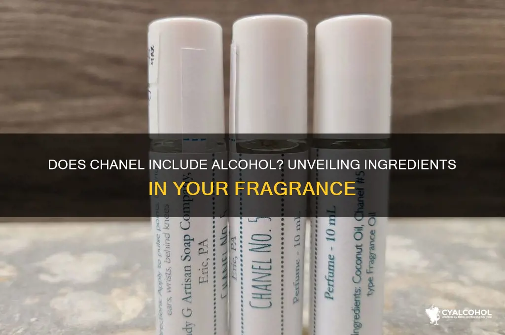 Does Chanel Include Alcohol? Unveiling Ingredients In Your Fragrance ...