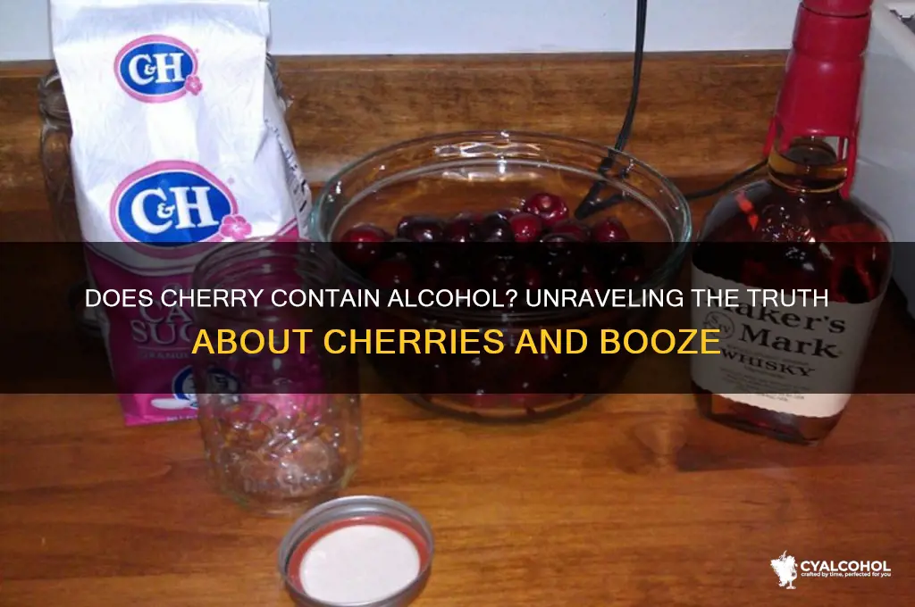 Does Cherry Contain Alcohol? Unraveling The Truth About Cherries And ...