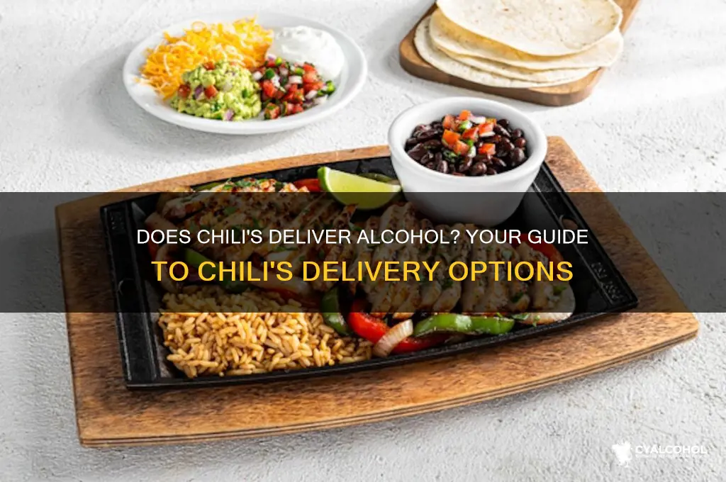 Does Chili's Deliver Alcohol? Your Guide To Chili's Delivery Options ...