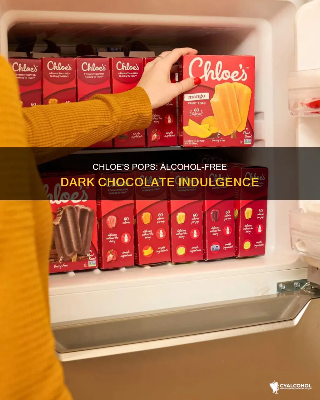 Chloe's Pops: Alcohol-Free Dark Chocolate Indulgence | CyAlcohol