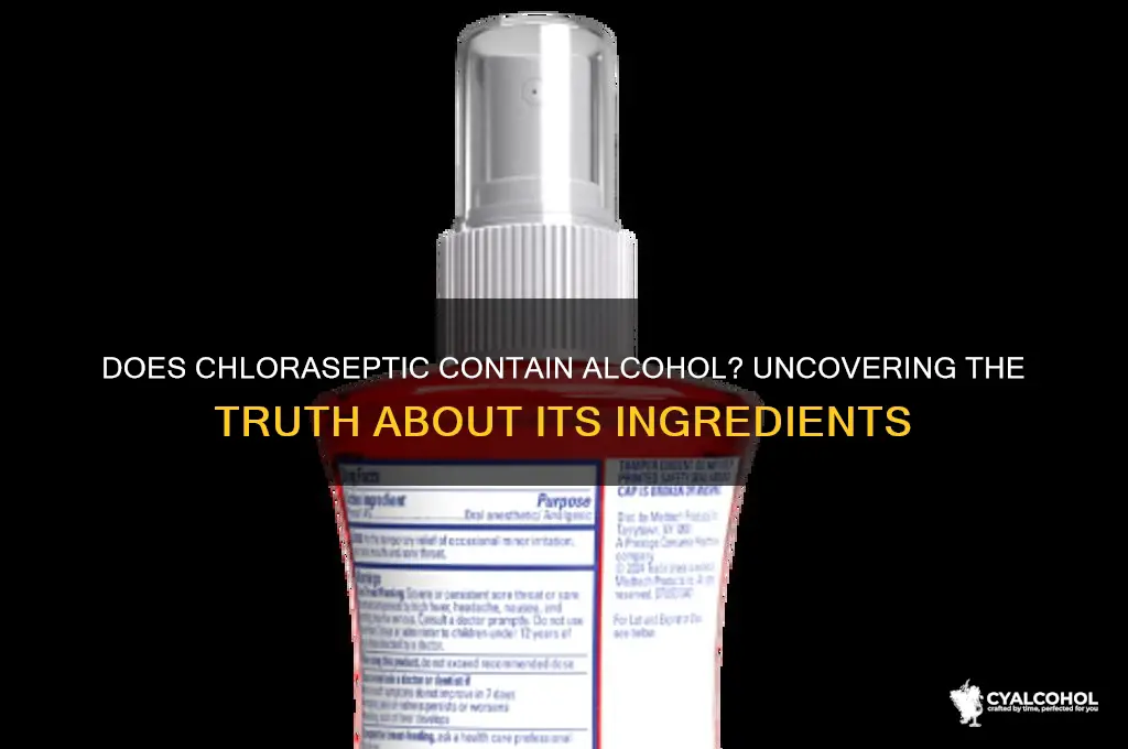 Does Chloraseptic Contain Alcohol? Uncovering The Truth About Its ...