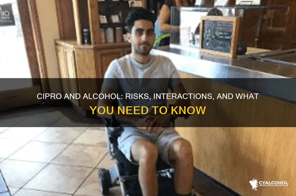 Cipro And Alcohol: Risks, Interactions, And What You Need To Know ...