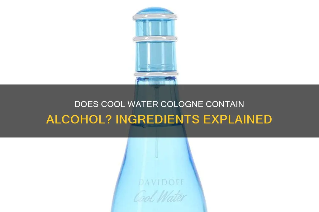 Does Cool Water Cologne Contain Alcohol? Ingredients Explained | CyAlcohol