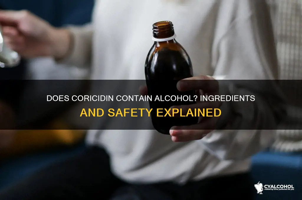 Does Coricidin Contain Alcohol? Ingredients And Safety Explained ...
