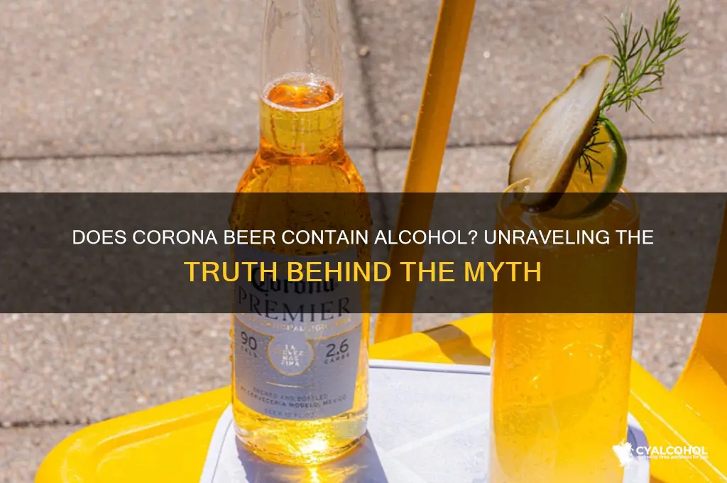 Does Corona Beer Contain Alcohol? Unraveling The Truth Behind The Myth ...