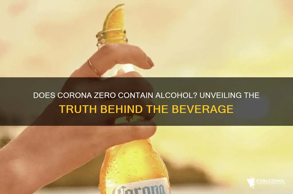 Does Corona Zero Contain Alcohol? Unveiling The Truth Behind The ...
