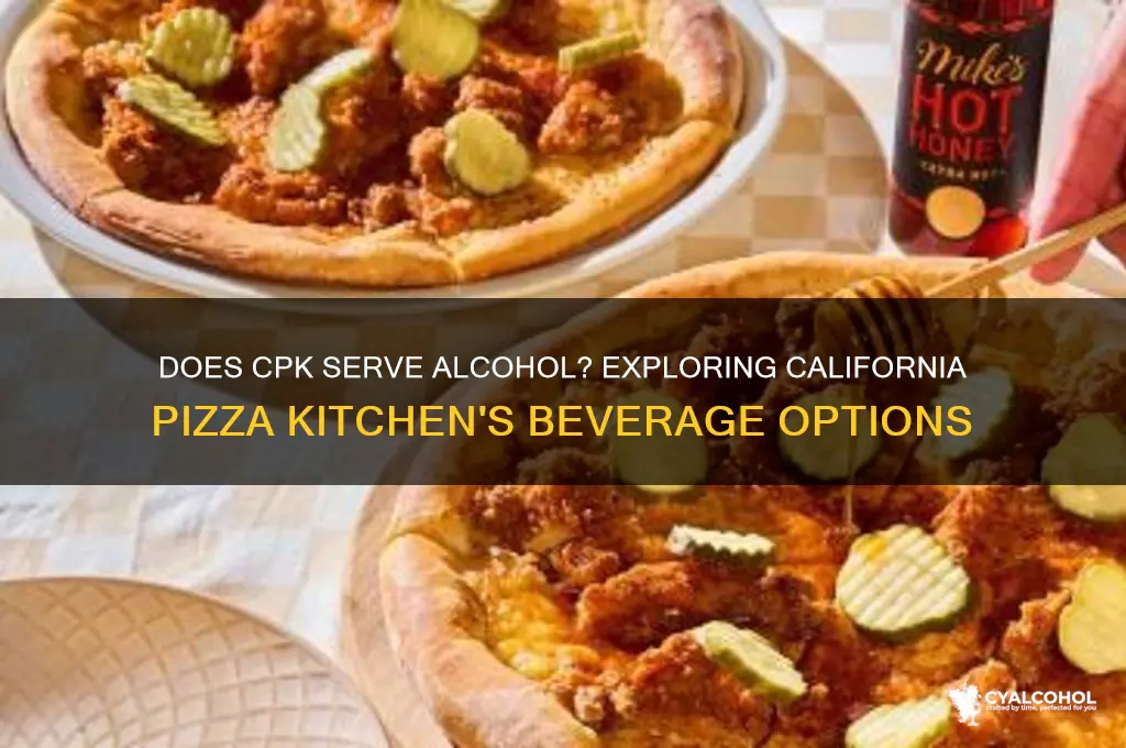 Does Cpk Serve Alcohol? Exploring California Pizza Kitchen's Beverage ...