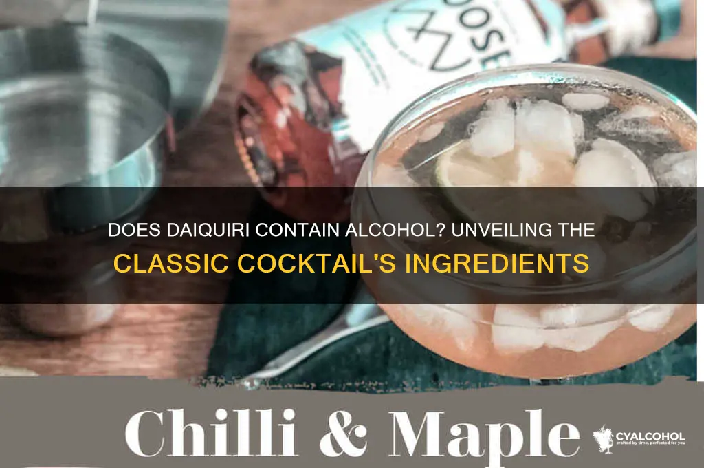 Does Daiquiri Contain Alcohol? Unveiling The Classic Cocktail's ...