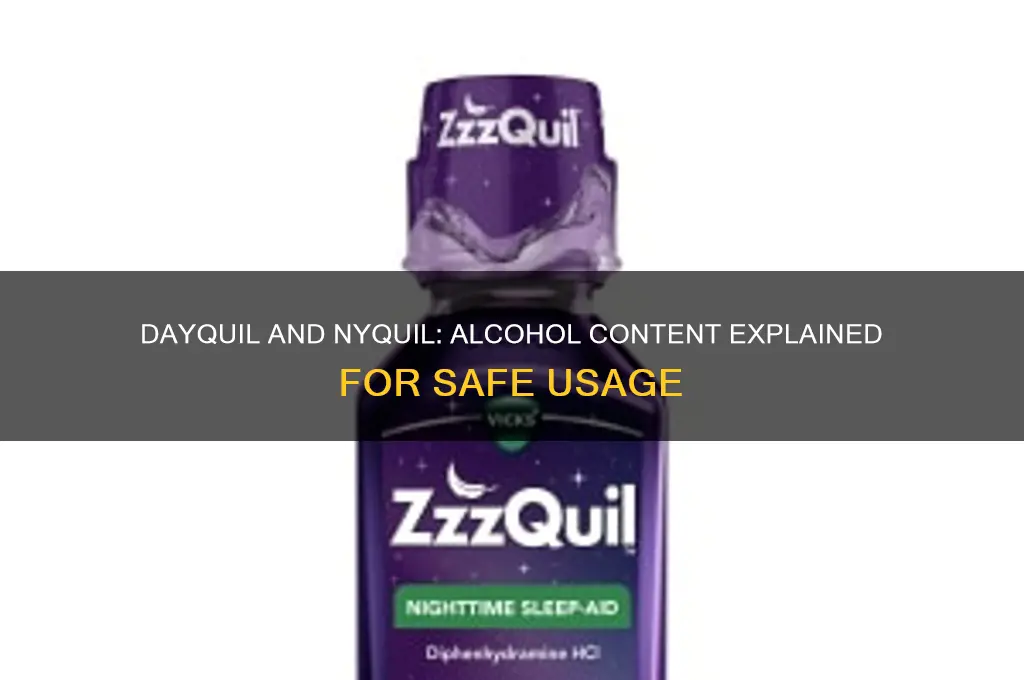 Dayquil And Nyquil: Alcohol Content Explained For Safe Usage | CyAlcohol
